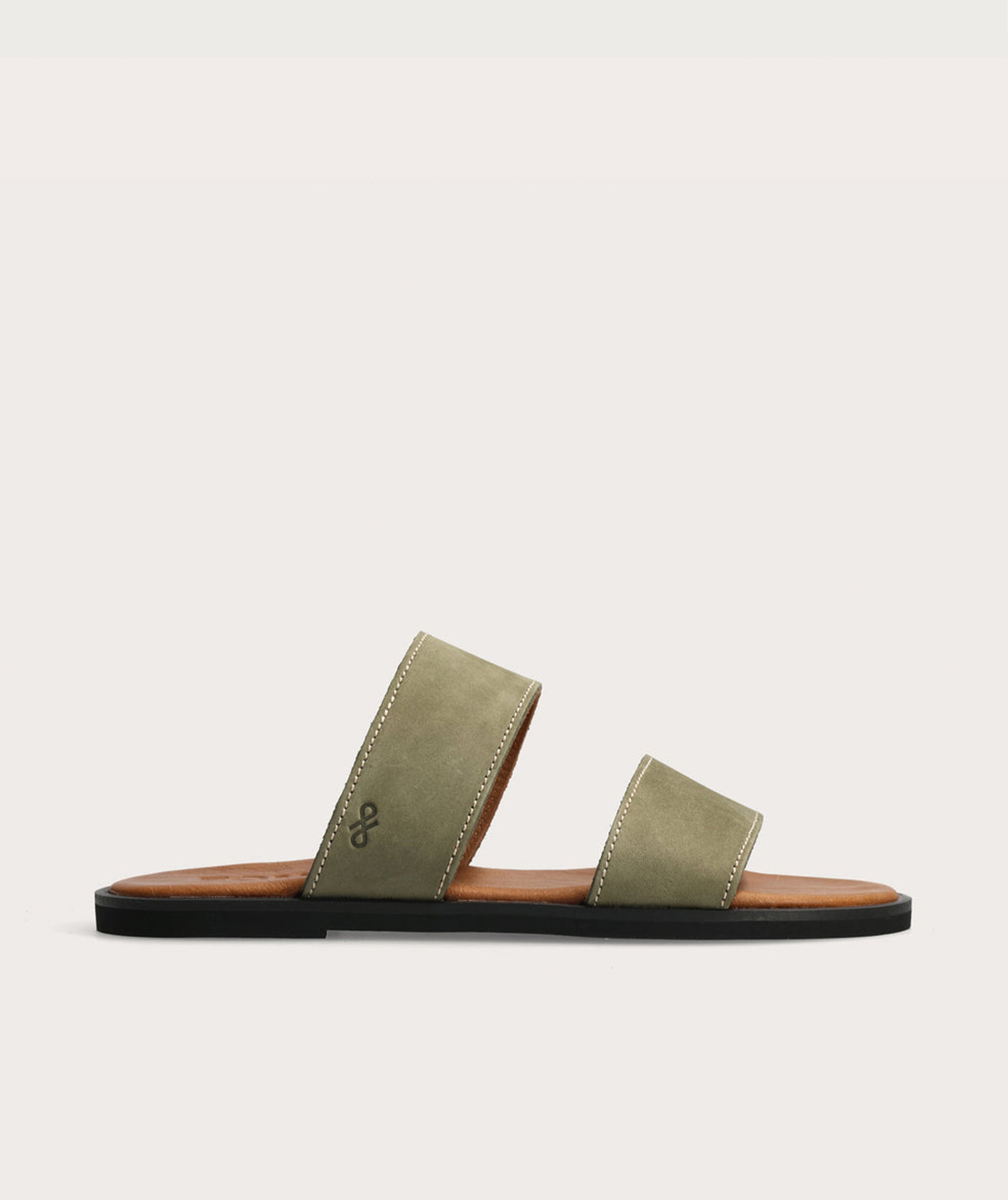 Double Strap Slide - Olive | Womens Shoes | FOM SA