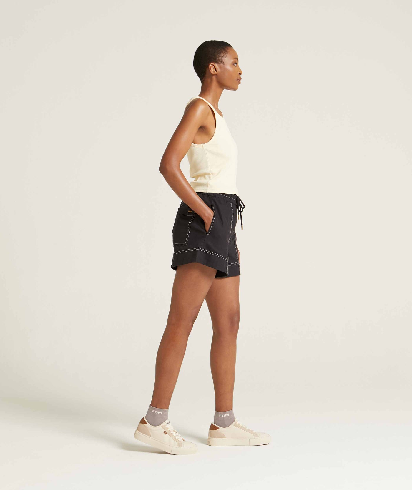 Ladies Fine Rib Tank Top - Pale Yellow | Women's Clothing | FOM SA