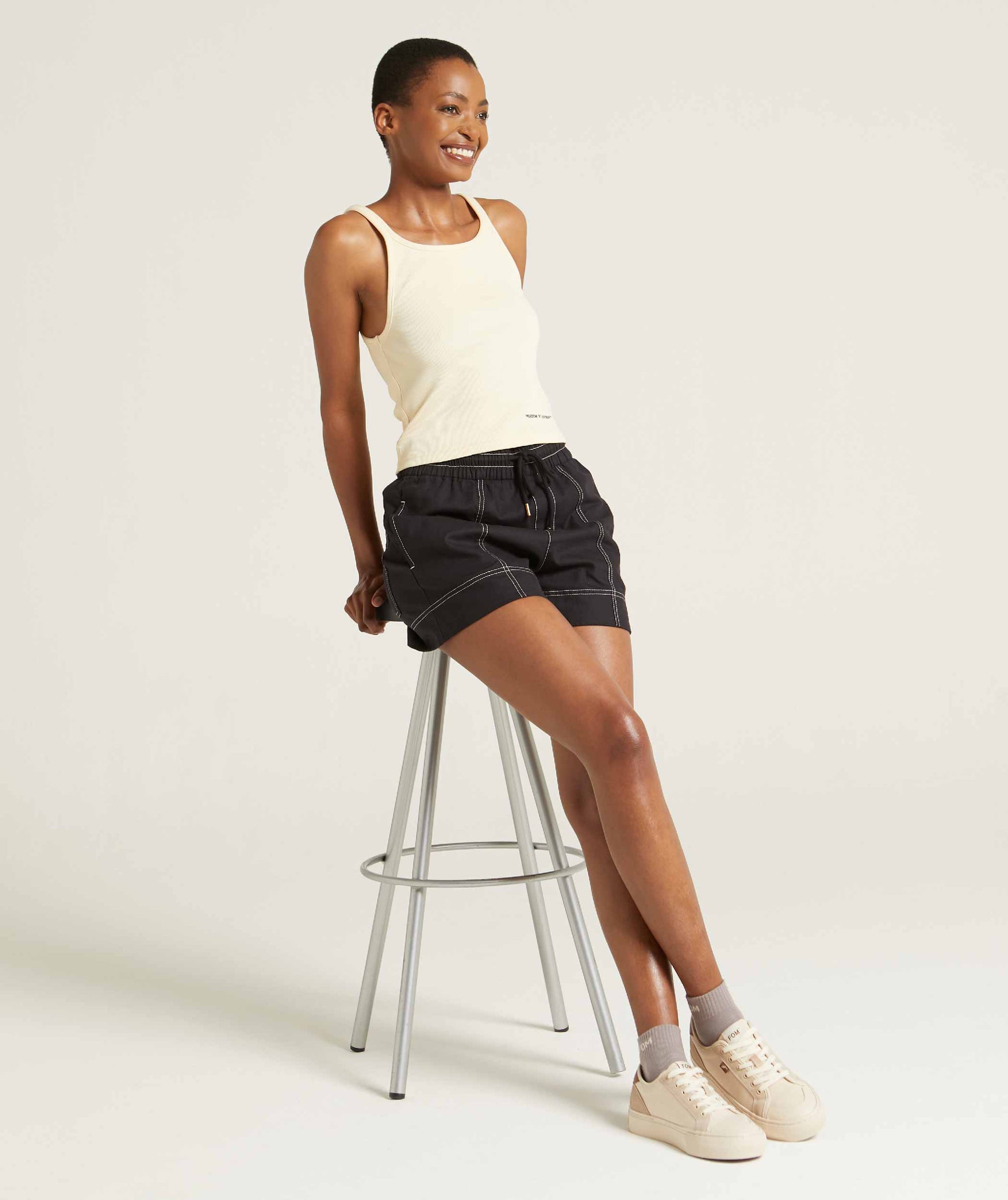 Ladies Fine Rib Tank Top - Pale Yellow | Women's Clothing | FOM SA