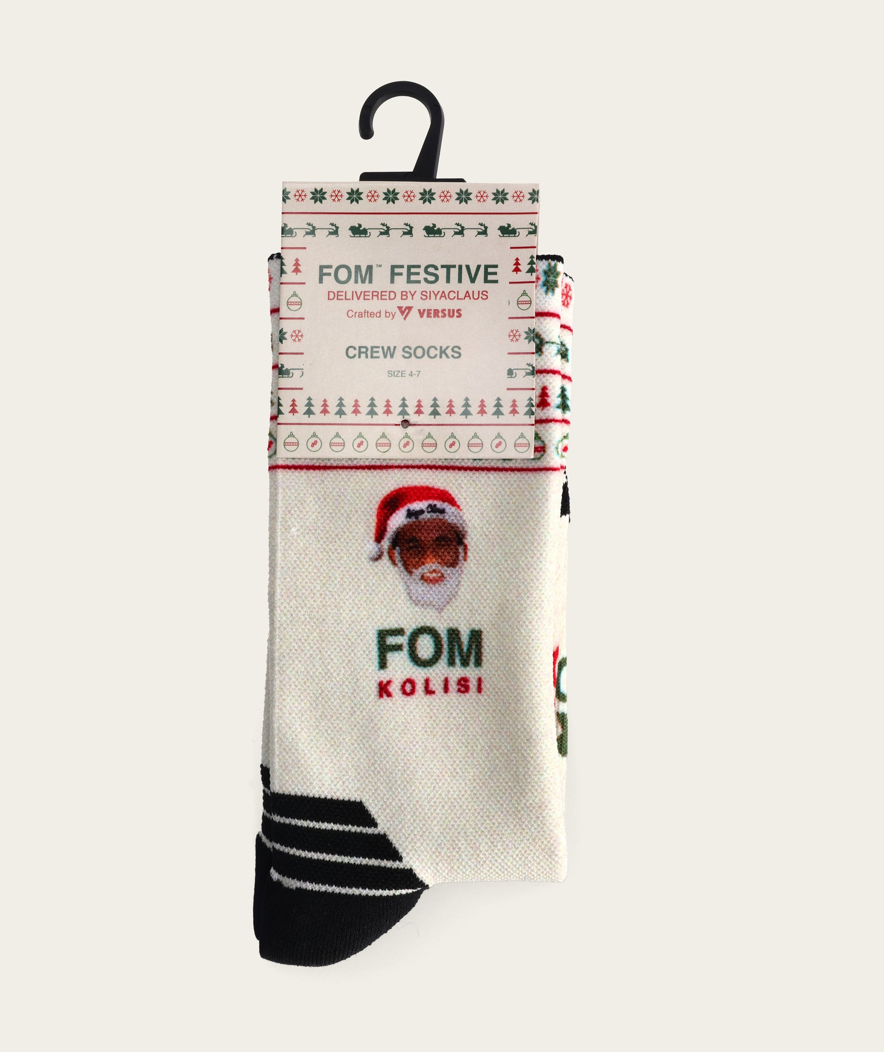 Socks FOM x Kolisi Crew - Siya Claus (Size 4-7) | Women | FOM SA