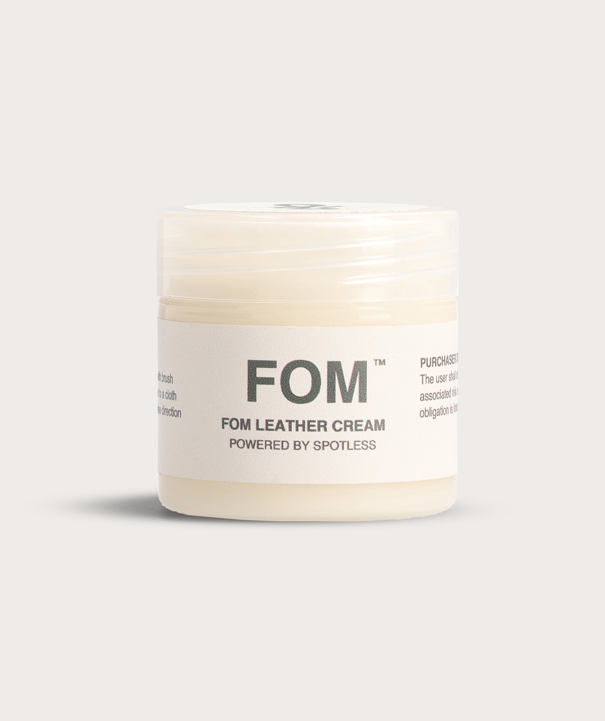 FOM Spotless Leather Cream 50ml | Footwear Accessories | FOM SA