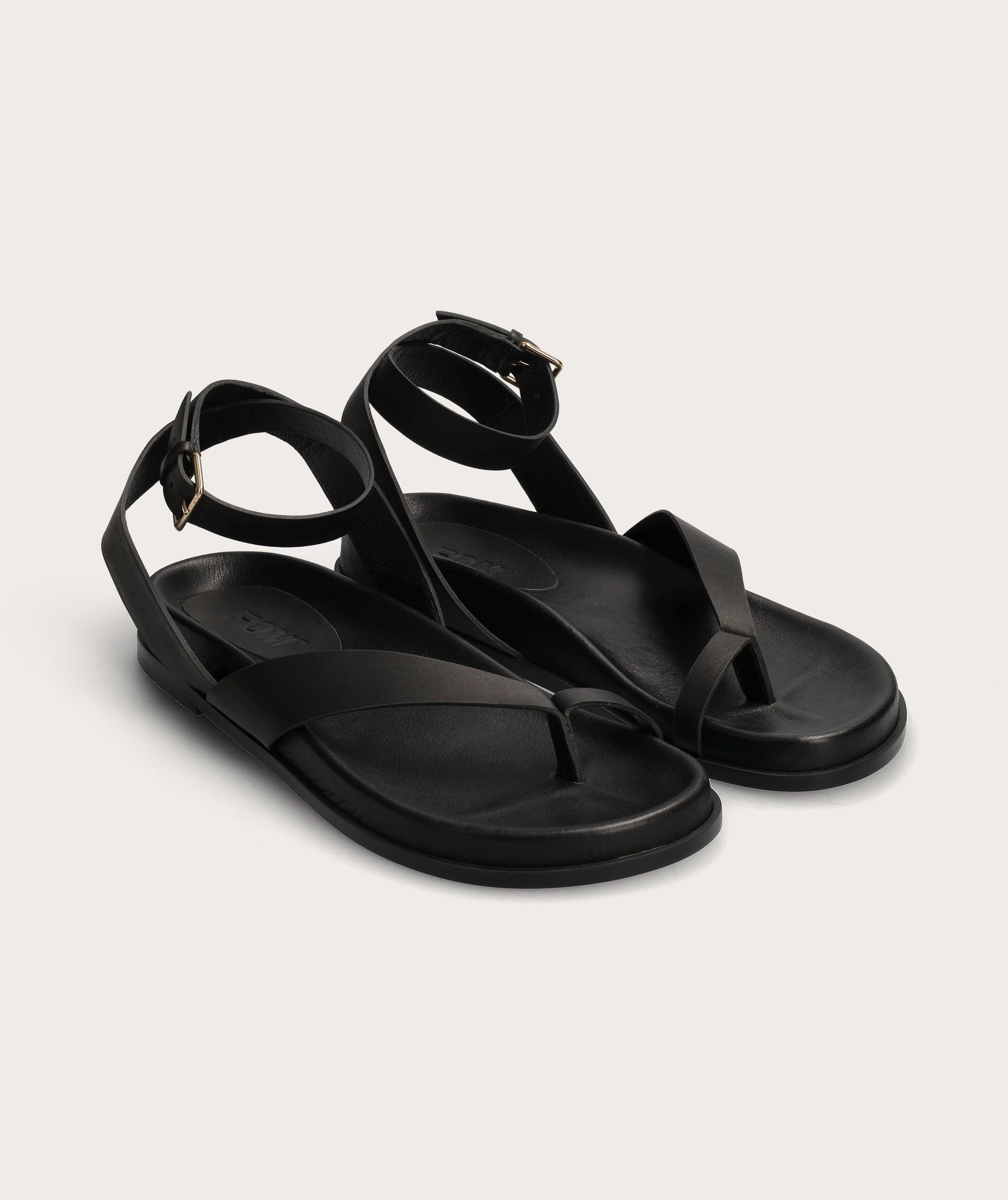 Ladies Toe Loop Sandal - Black | Womens Shoes | FOM SA