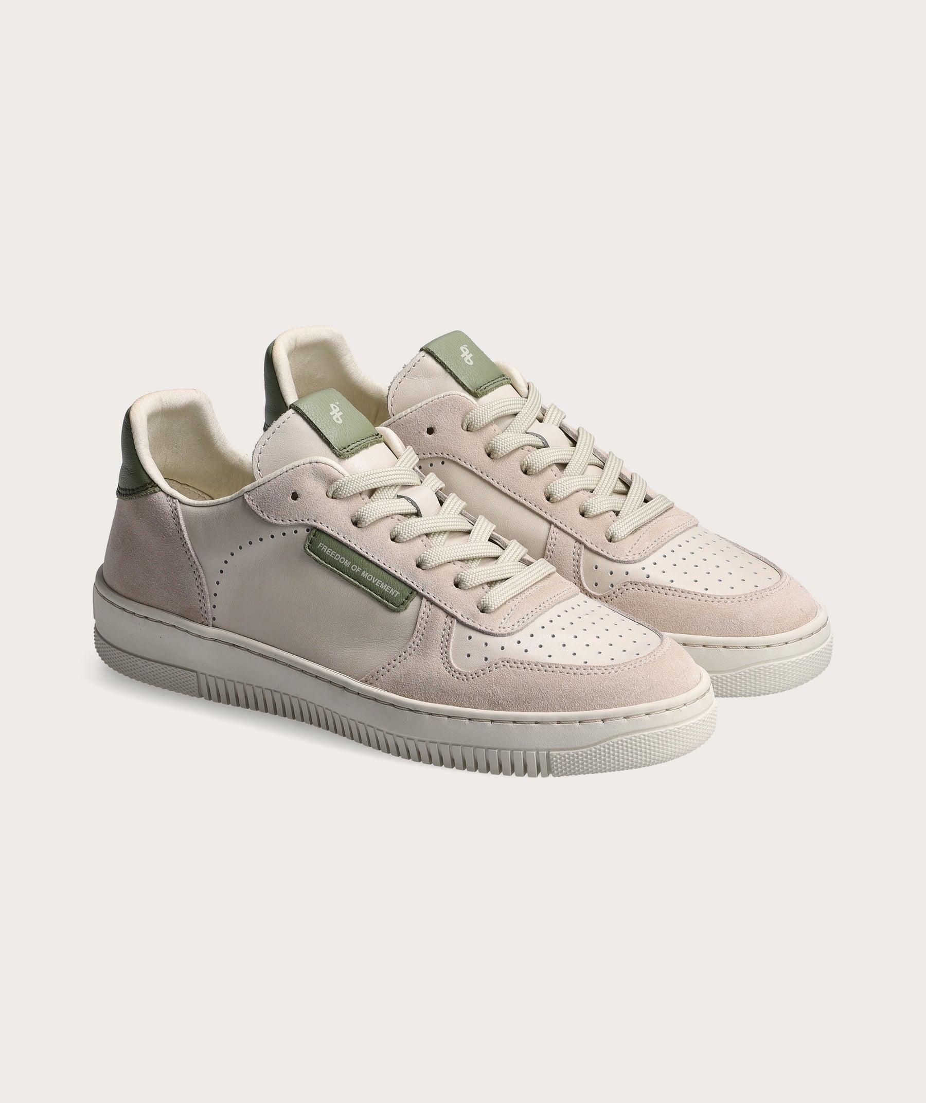 Ladies Tekkie - Off-White/ Matcha | Womens Shoes | FOM SA
