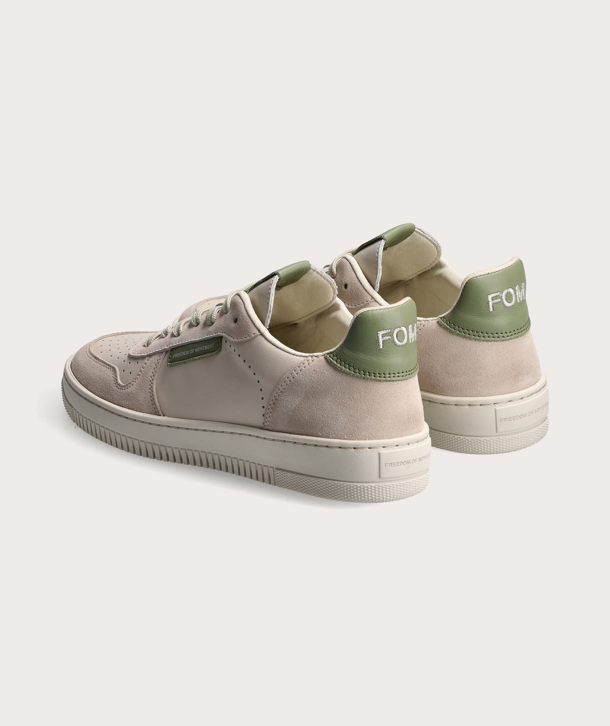 Ladies Tekkie - Off-White/ Matcha | Womens Shoes | FOM SA