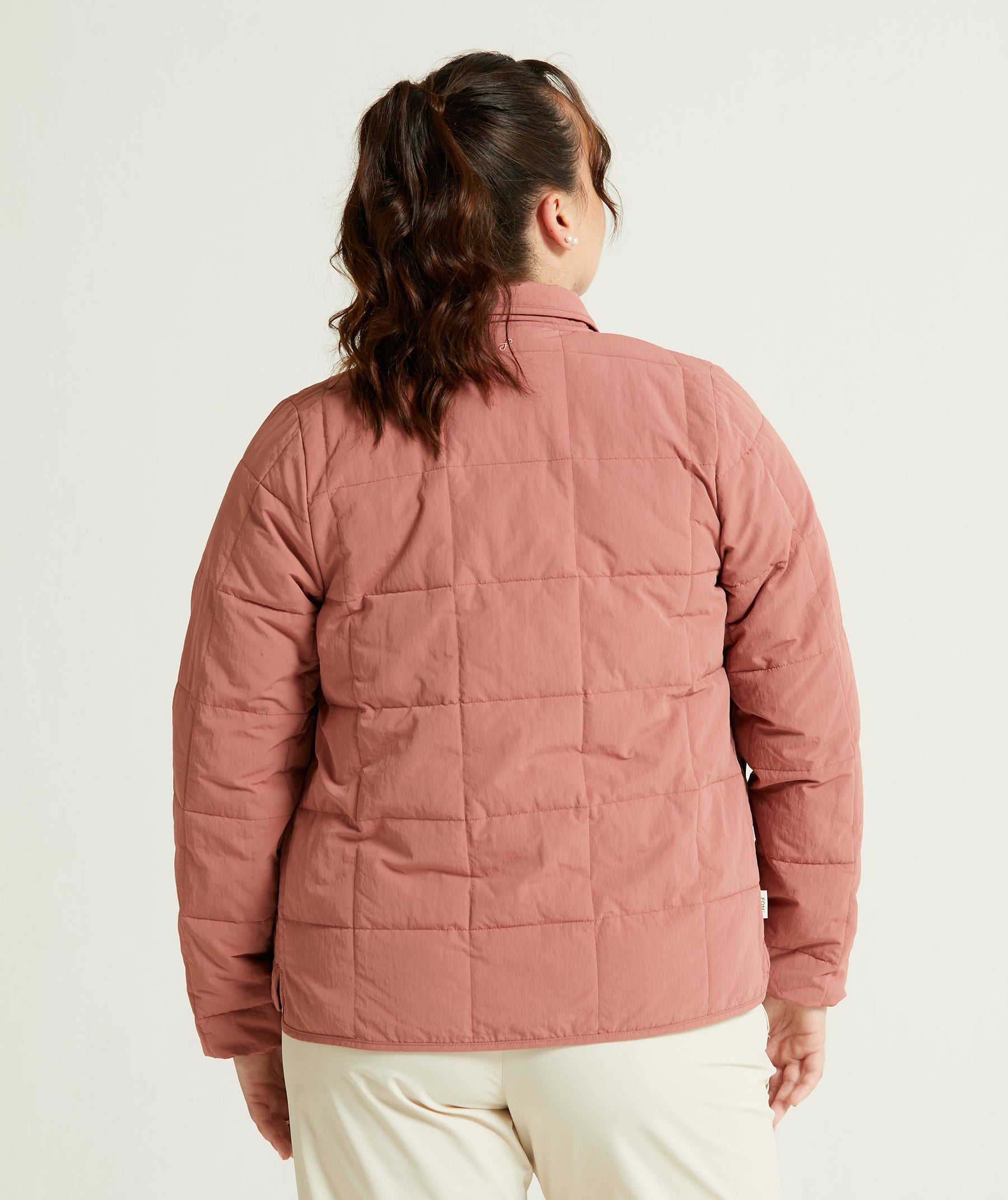 Ladies Quilted Puffer Jacket - Rose | Women's Clothing | FOM SA