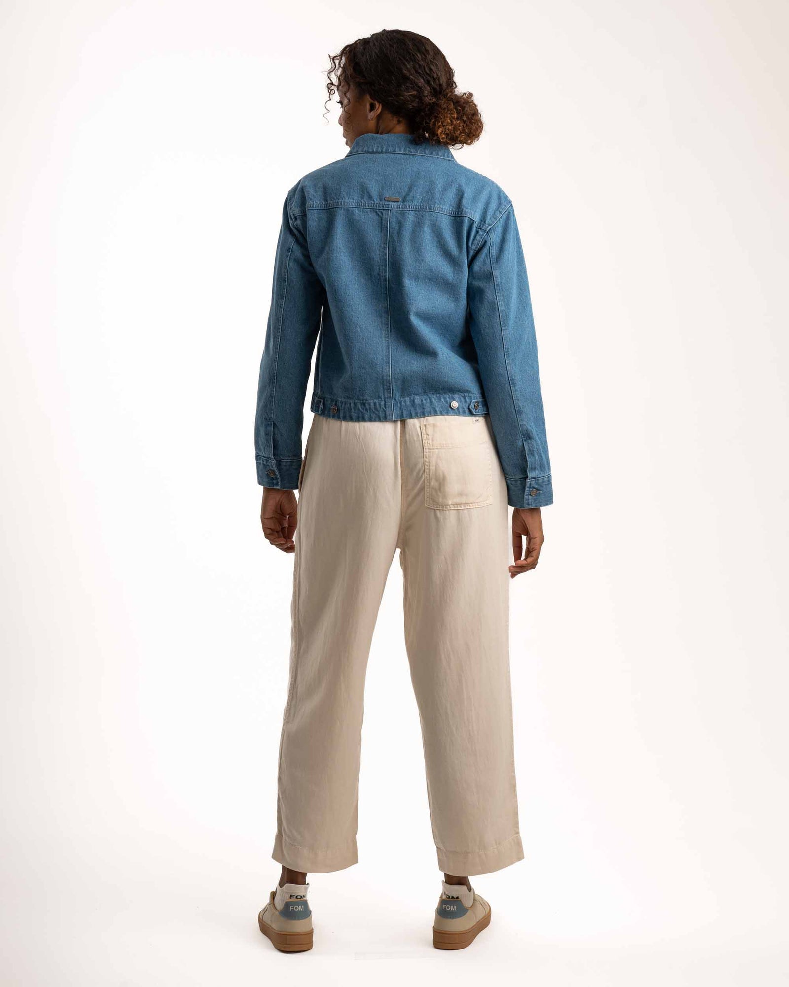 Ladies Cropped Denim Shacket - Indigo | Women's Day Sale | FOM SA