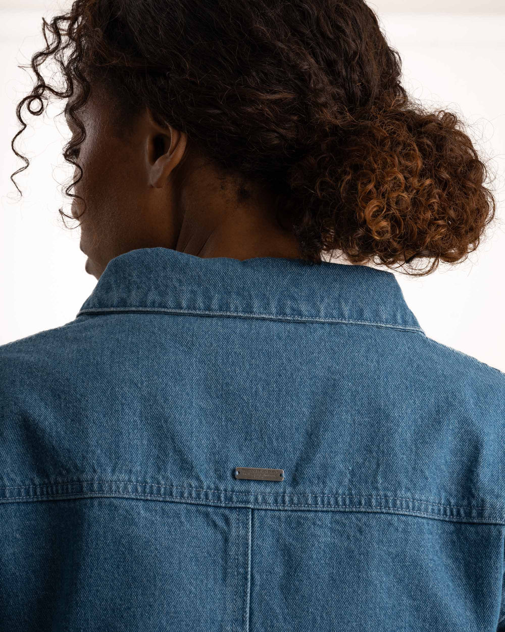 Ladies Cropped Denim Shacket - Indigo | Women's Clothing | FOM SA