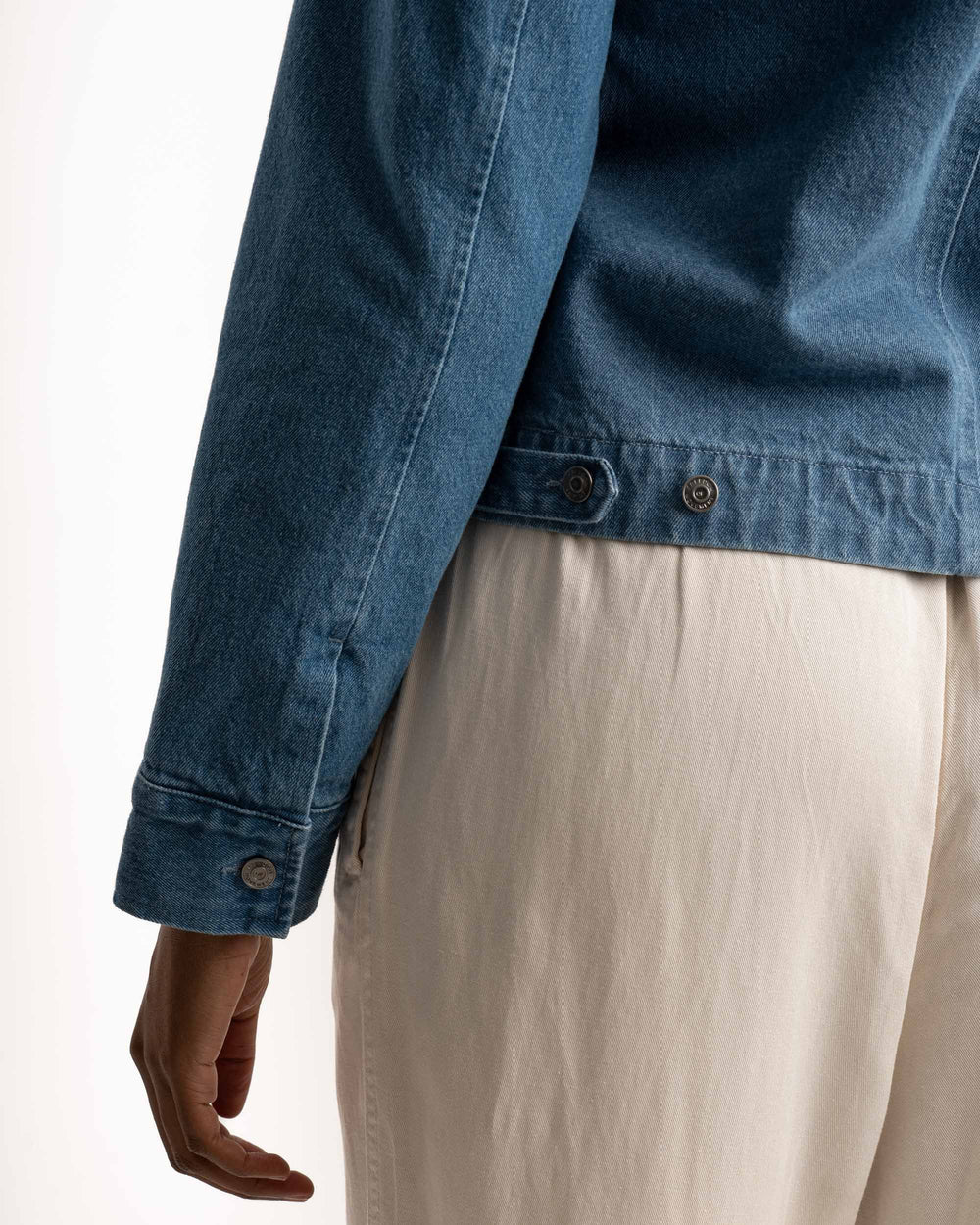 Ladies Cropped Denim Shacket - Indigo | Women's Clothing | FOM SA